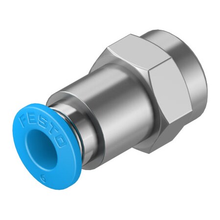 Festo Push-In Fitting QSF-1/8-6-B QSF-1/8-6-B | Zoro